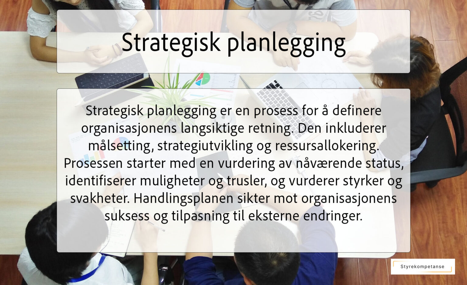 Hvordan gjennomføre strategisk planlegging i styrearbeid - Styrekompetanse